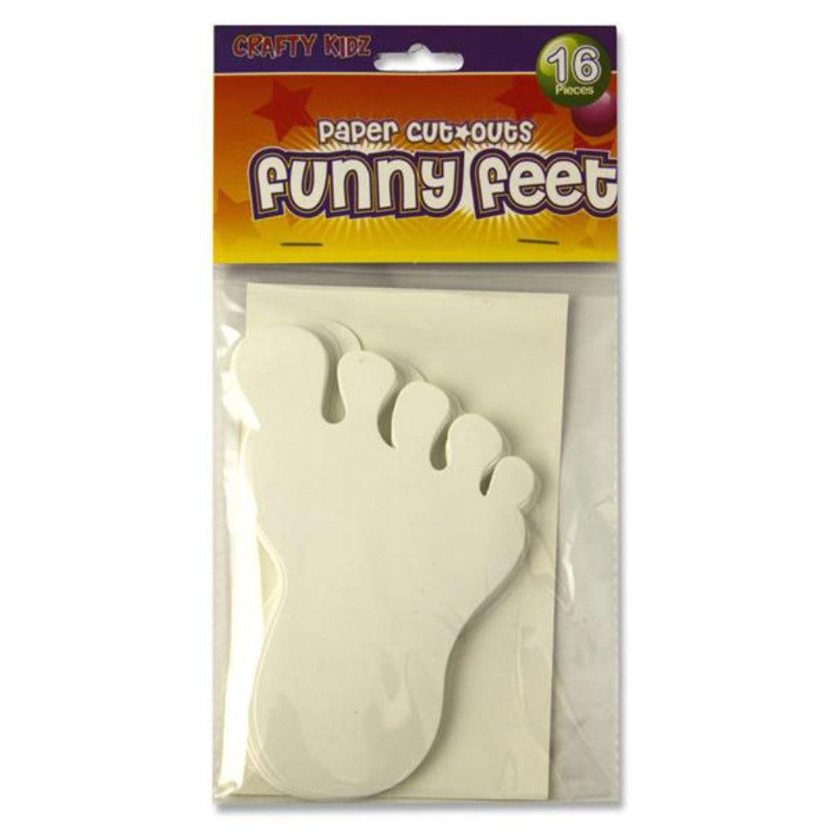 Crafty Bitz Cutouts - Feet - Pack of 16 | Buy Online at Stationery Shop Crafty Bitz Cutouts - Feet - Pack of 16 | Buy Online at Stationery Shop