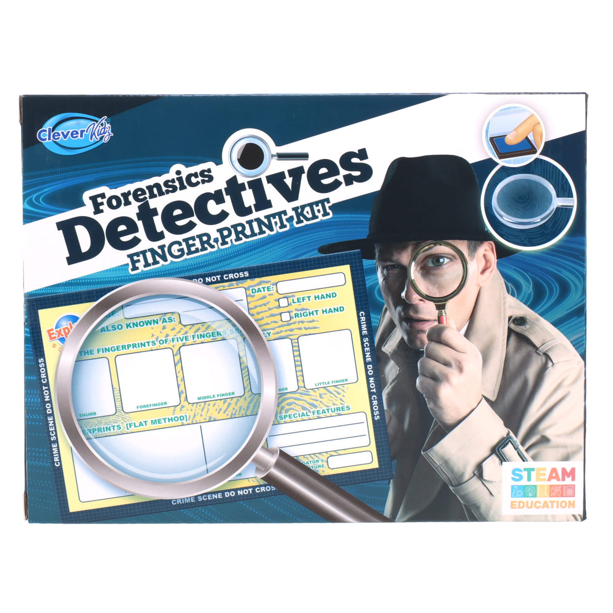 Clever Kidz Forensics Detectives Finger Print Kit | Buy Online at ...