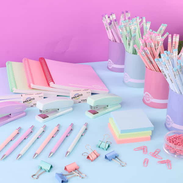 Pastel Stationery | Buy Colourful Home Office Stationery Essentials ...