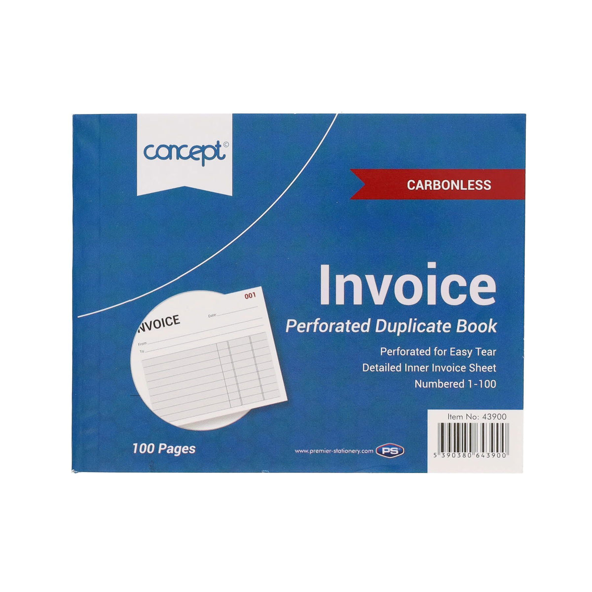 Concept 4X5 Carbonless Invoice Duplicate Book - 100 Pages | Buy Online ...