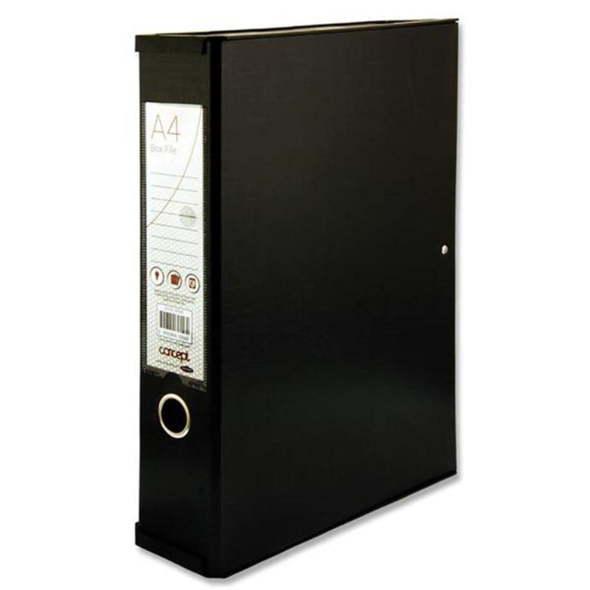 Concept A4 Box File - Black | Buy Online at Stationery Shop