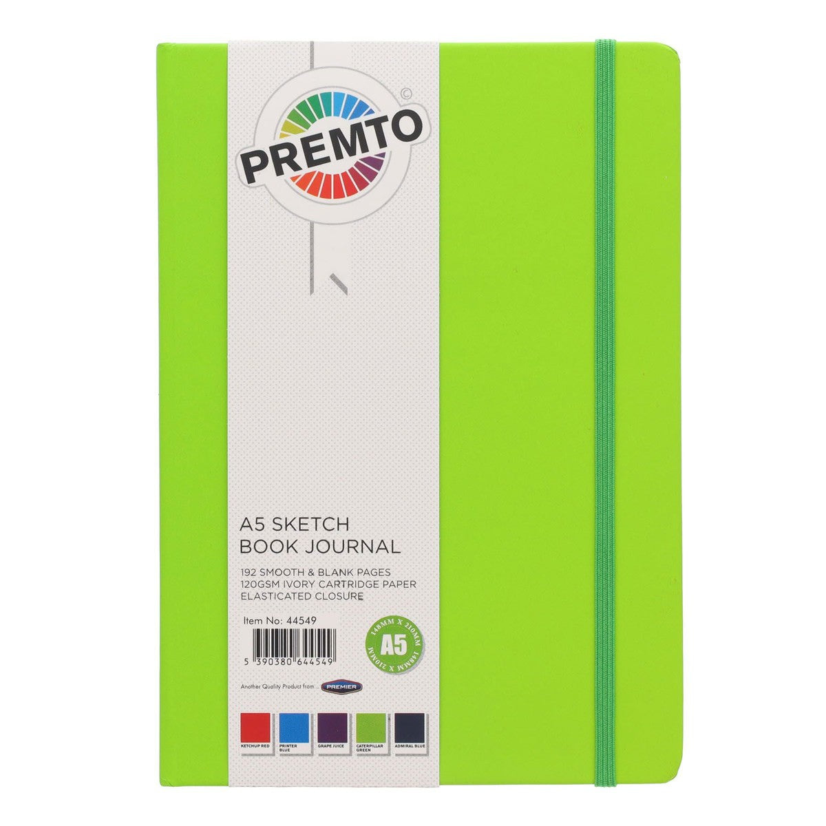 Premto A5 Journal & Sketch Book - 192 Pages - Caterpillar Green | Buy ...
