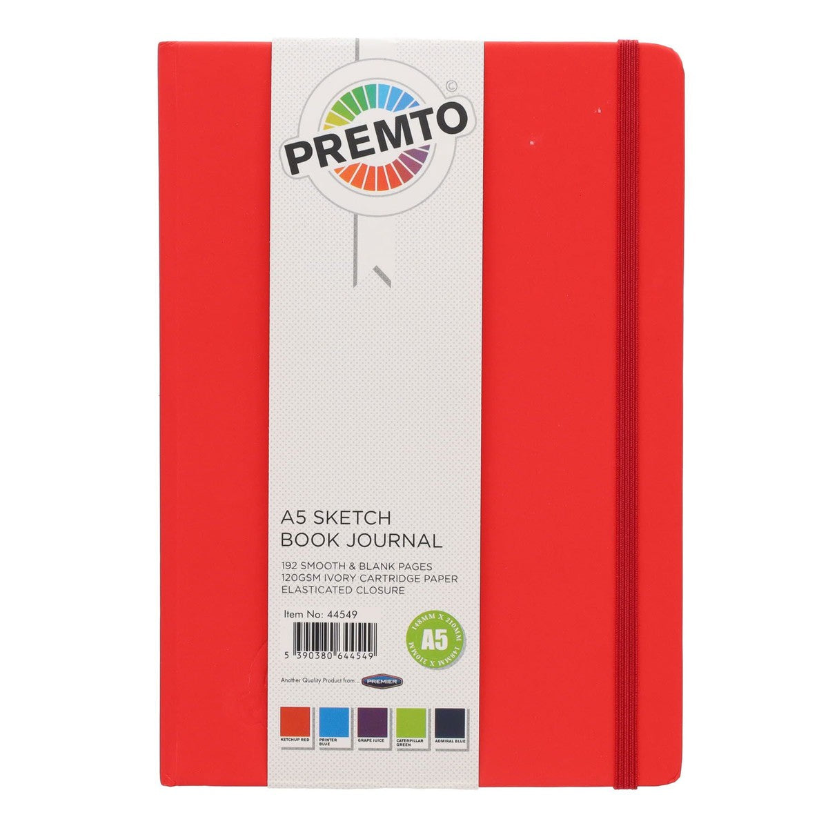 Premto A5 Journal & Sketch Book - 192 Pages - Ketchup Red | Buy Online ...