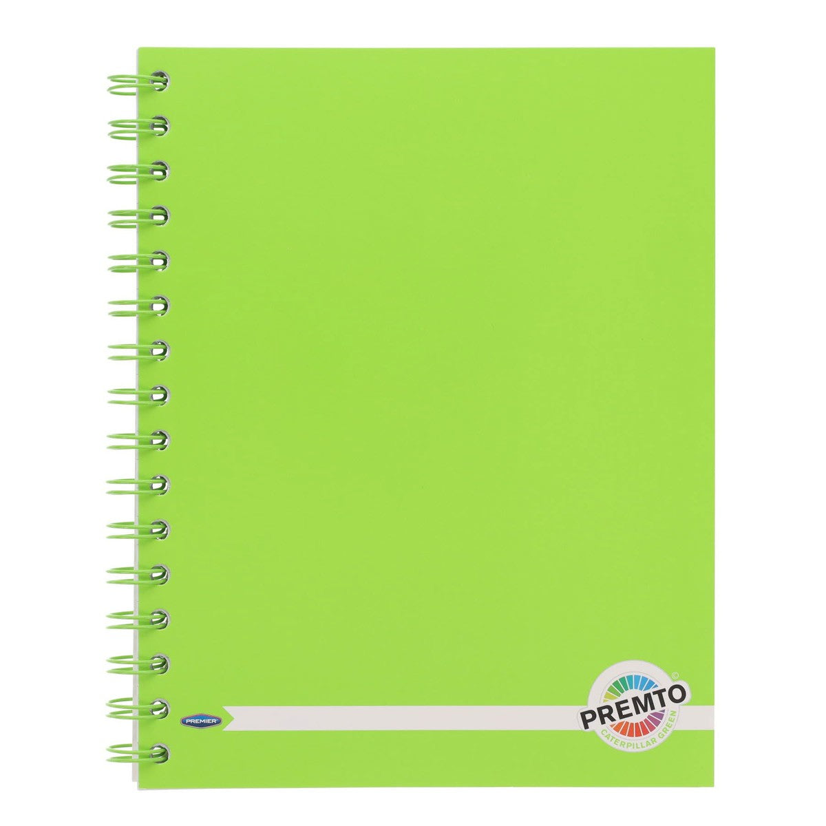 Premto A5 Wiro Notebook - 200 Pages - Caterpillar Green – Stationery Shop