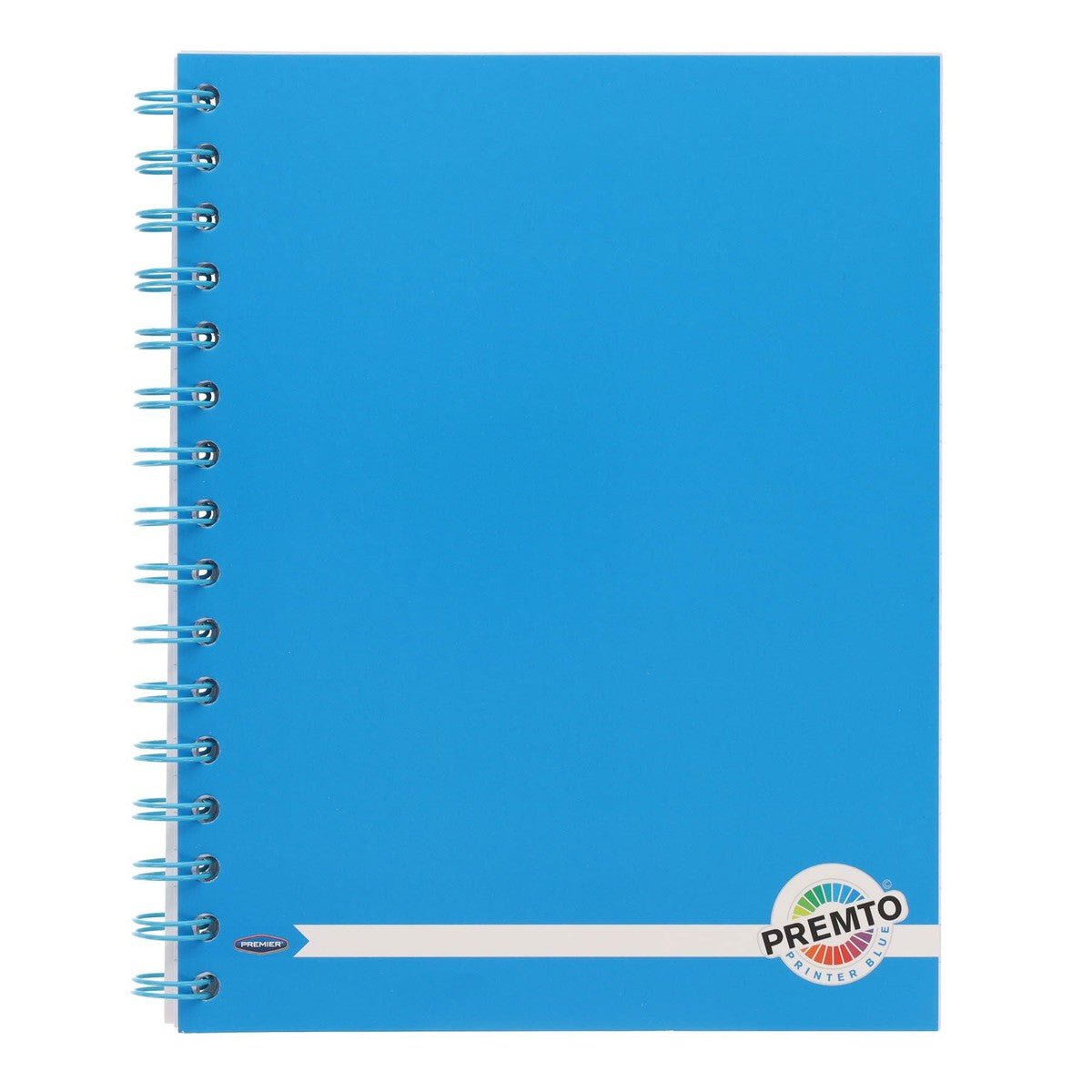 Premto A5 Wiro Notebook - 200 Pages - Printer Blue – Stationery Shop