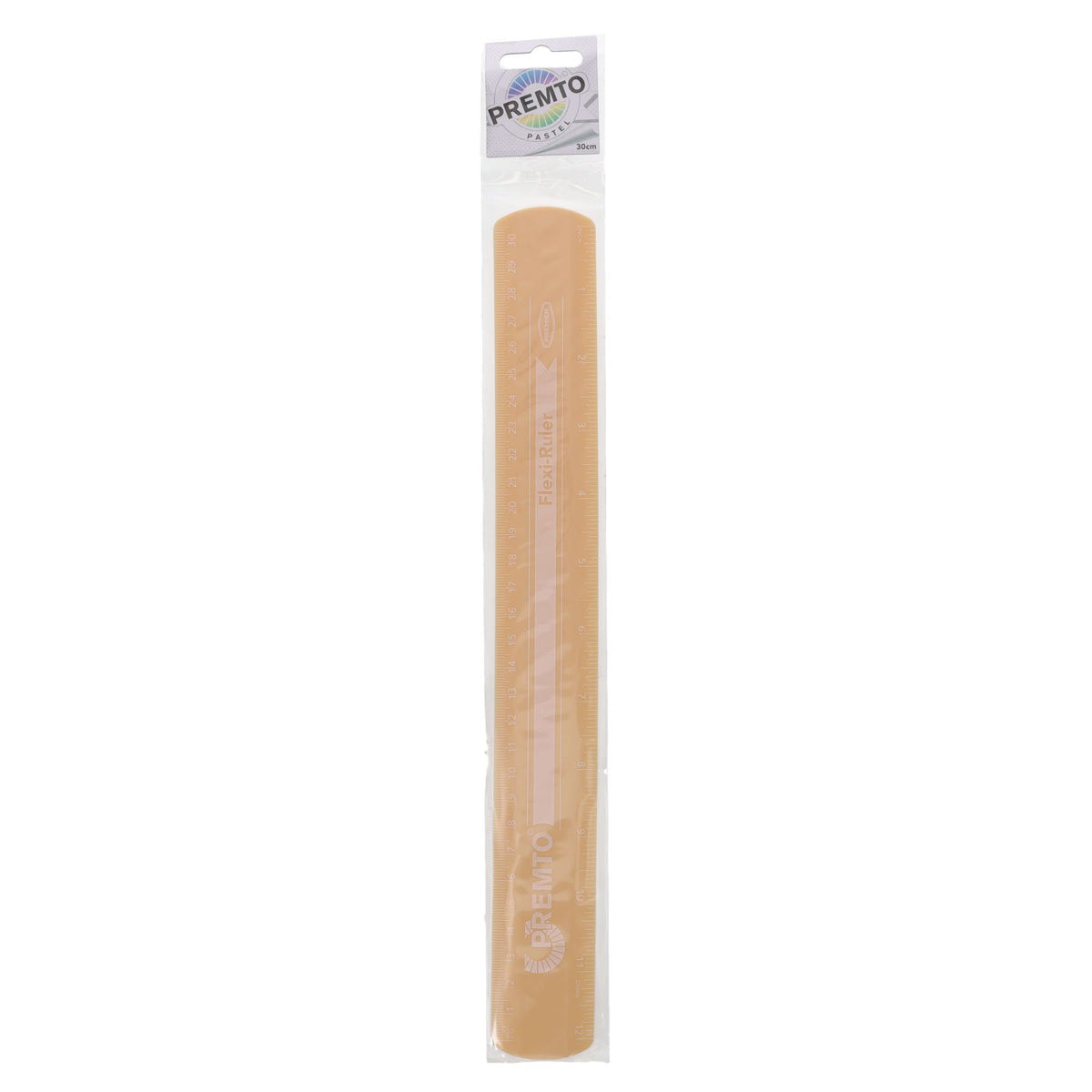 Premto Pastel Flexi Ruler - 30cm - Papaya – Stationery Shop