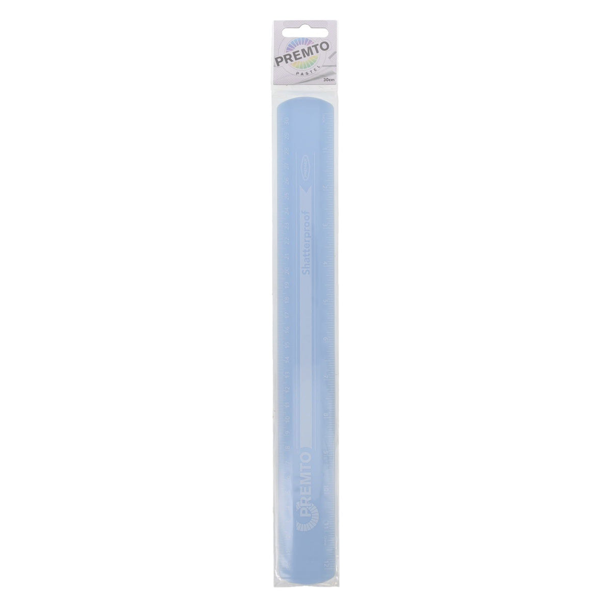 Premto Pastel Shatterproof Ruler - 30cm - Cornflower Blue – Stationery Shop