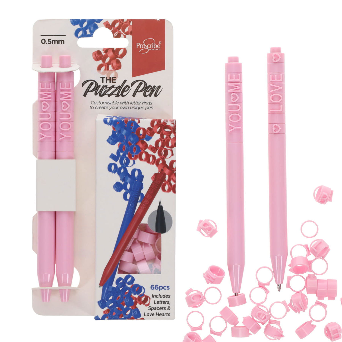 Pro:Scribe The Puzzle Pen - Pink – Stationery Shop