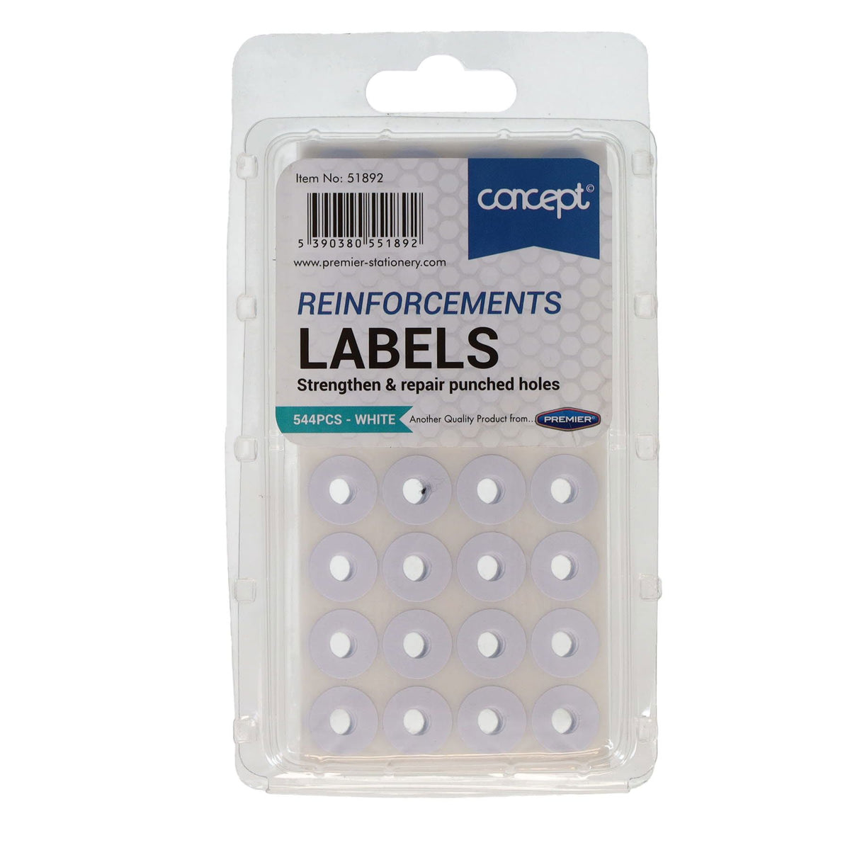Premier Office Reinforcement Labels | Buy Online at Stationery Shop