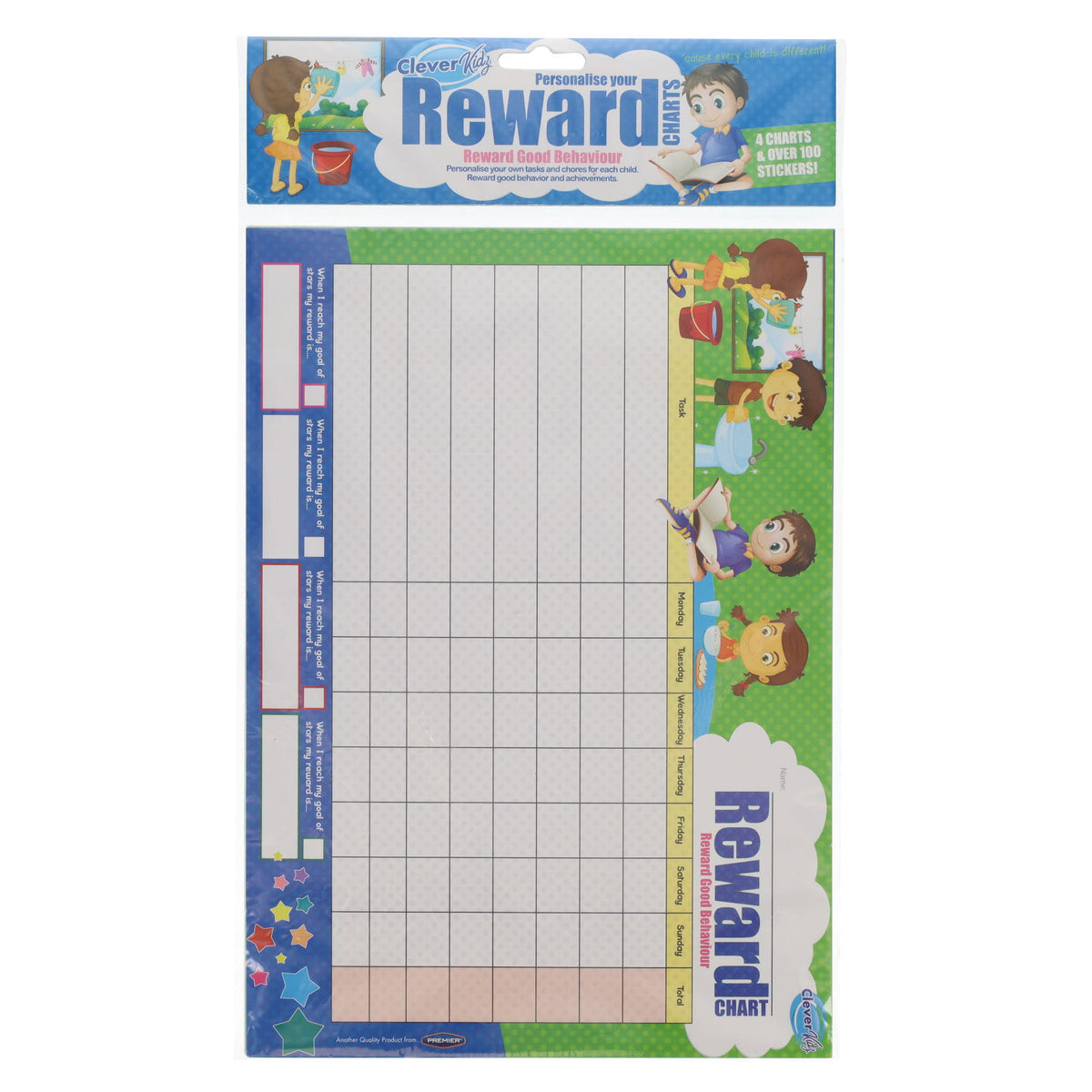 Clever Kidz Reward Chart | Buy Online at Stationery Shop