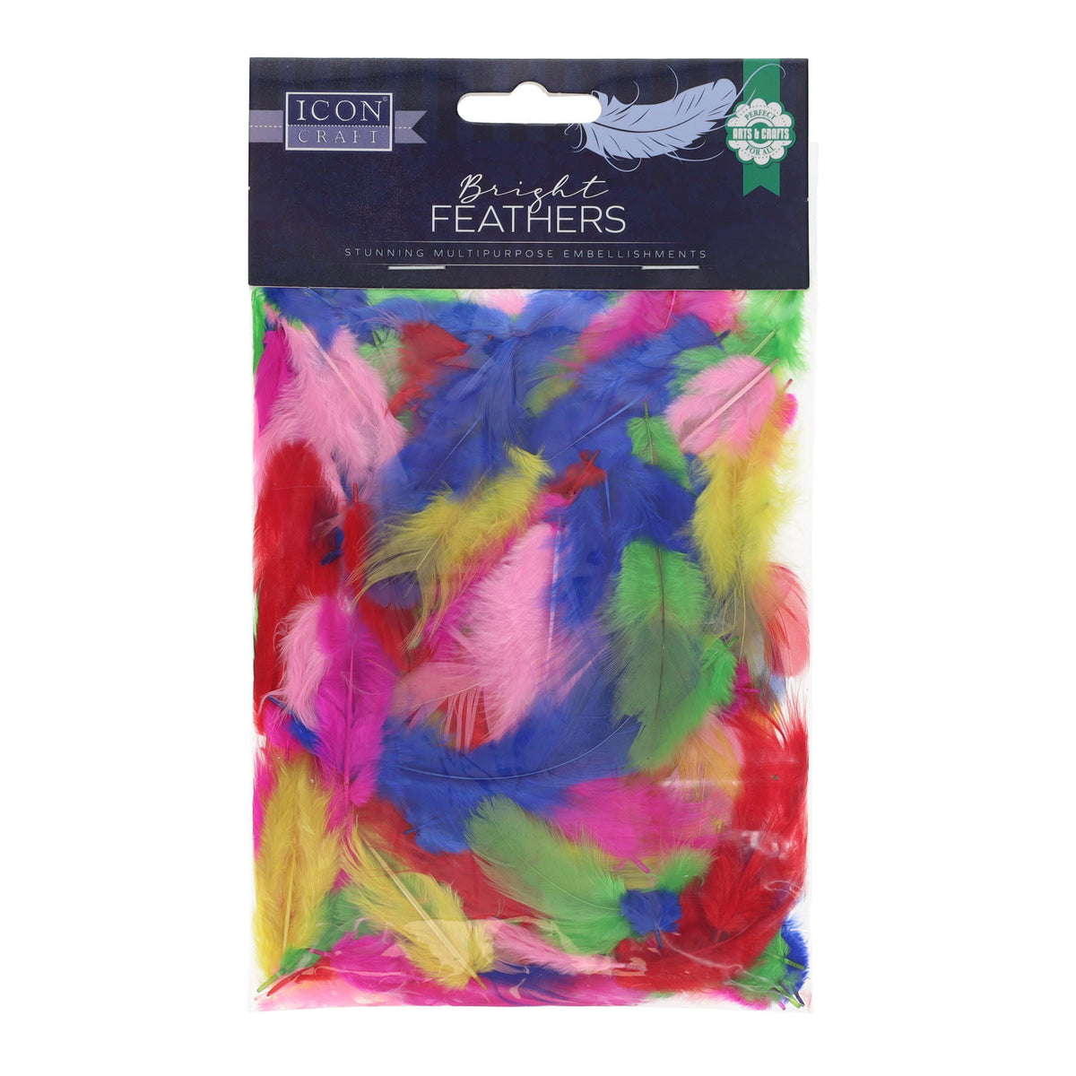 Icon Feathers - Bright - 7g Bag | Buy Online at Stationery Shop