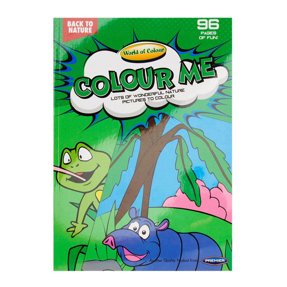 World of Colour A4 Perforated Colour Me Colouring Book - 96 Pages ...