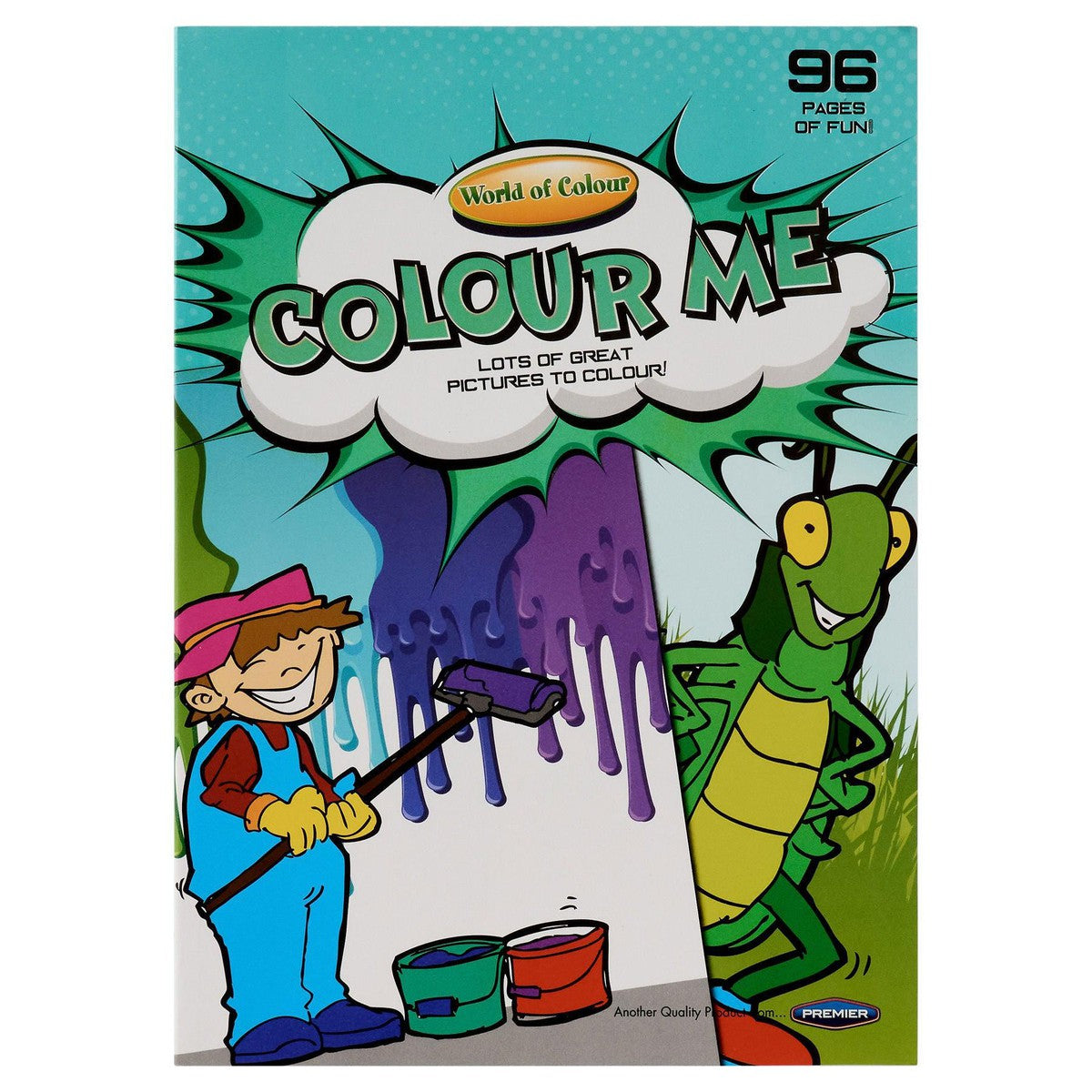 World of Colour A4 Perforated Colouring Book - 96 Pages | Buy Online at ...